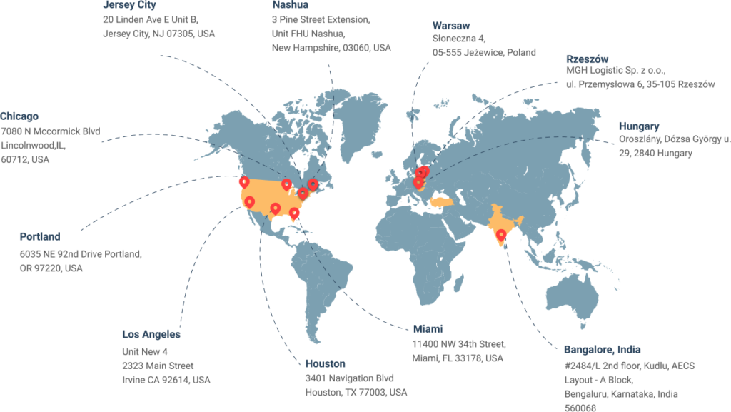 Warehouse location | Fulfillment Hub USA