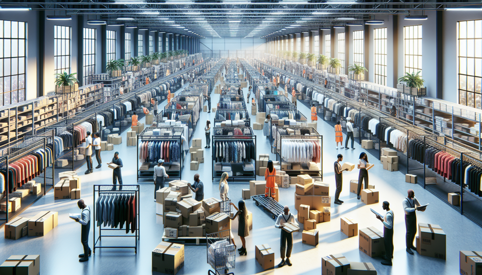 Inside New York's Fashion and Retail E-Commerce Fulfillment Centers ...
